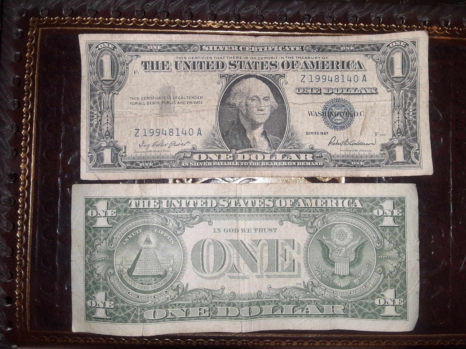 Very Rare 1957 B Dollar Bill Blue Seal - Etsy