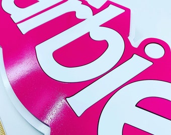 Barbie Sign - Etsy