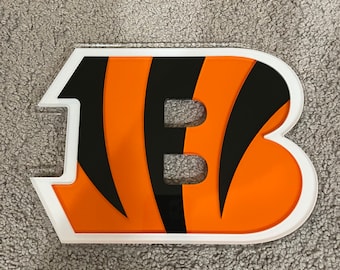 Bengals Sign Cincinnati Bengals Metal Sign Lighted Bengals - Etsy