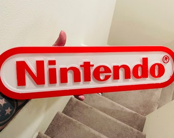 Nintendo Wood Sign - Etsy