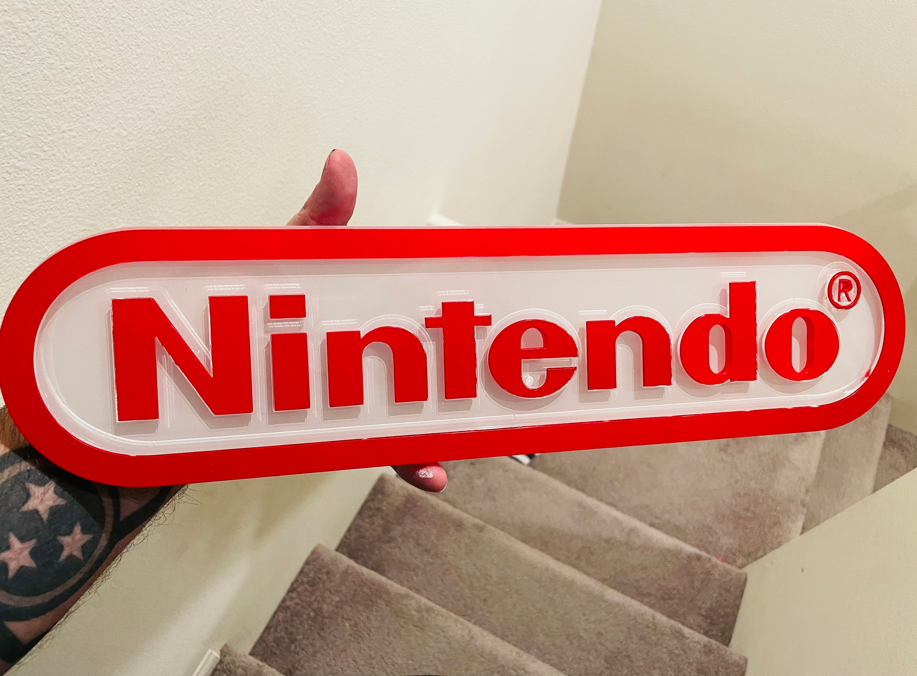 Nintendo Sign | Etsy