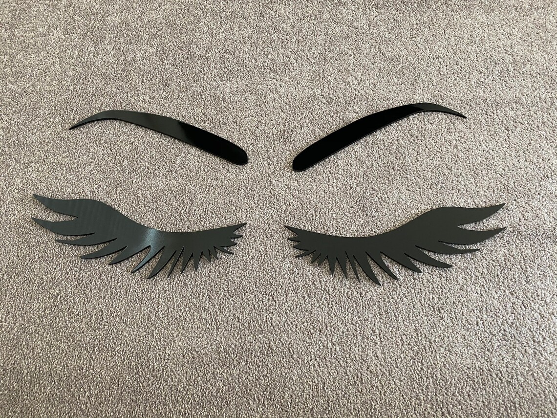 Eye lashes Sign | Etsy