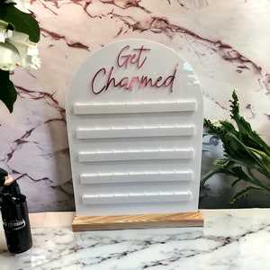 Charm Bar Display, Tabletop Vendor Display for Bracelet and Necklace ...