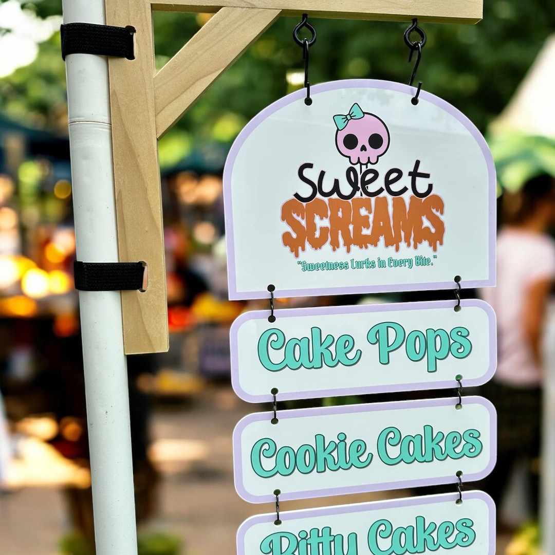 Wood Base Acrylic Tent Sign Hanger – Custom Logo Display - Etsy