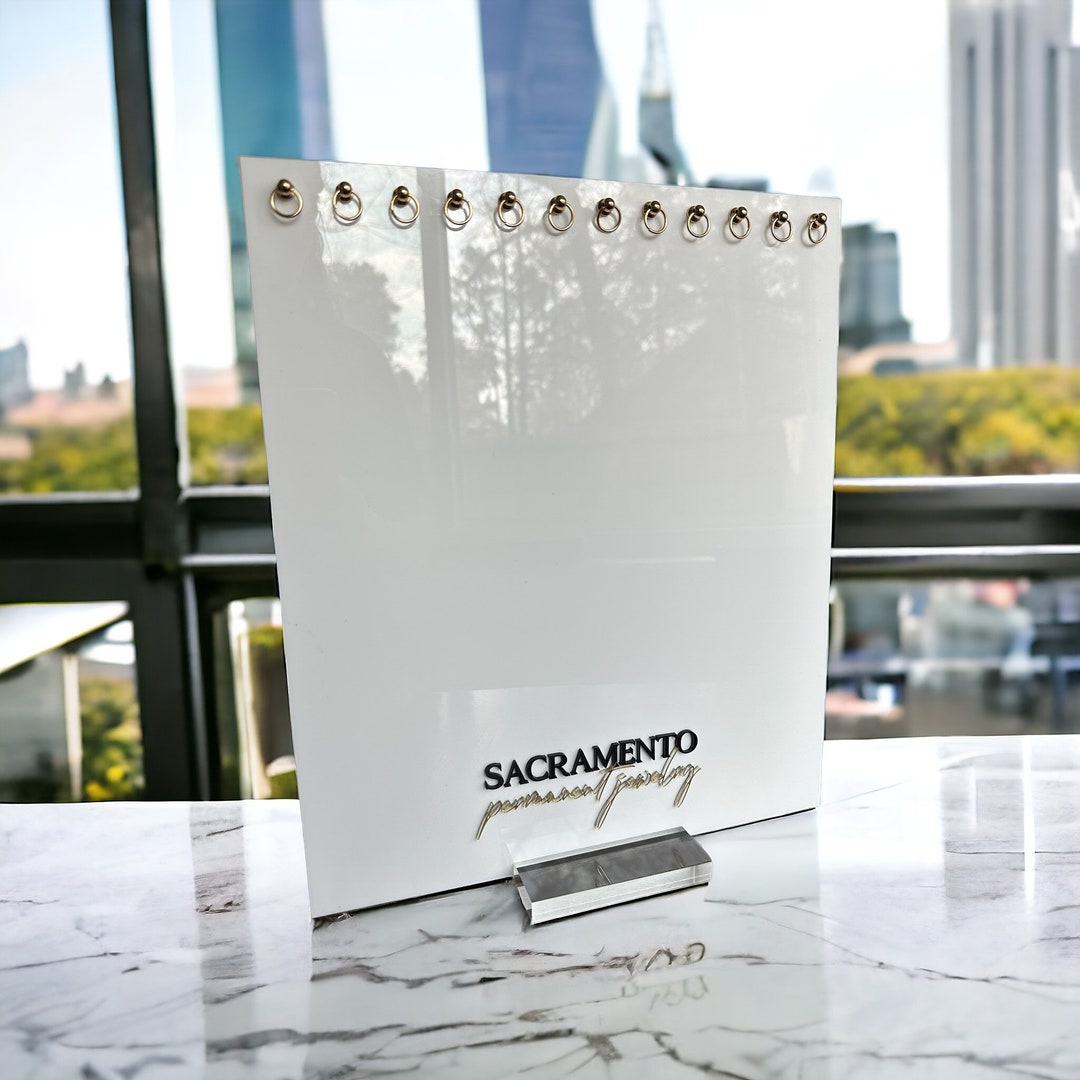 Permanent Jewelry Bracelet and Chain Display, Vendor Event, Table Sign ...