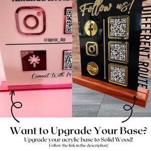 Six QR Code Custom Sign, Shaved Ice, Snow Cones, Mobile Truck, Vendor ...