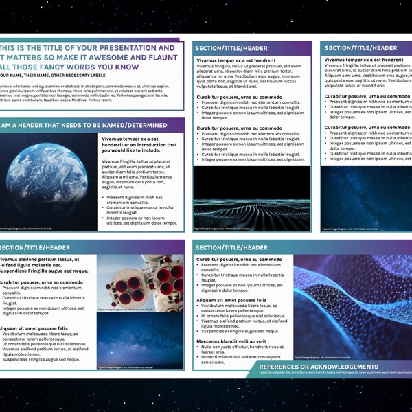 Scientific Research Poster Template - Etsy