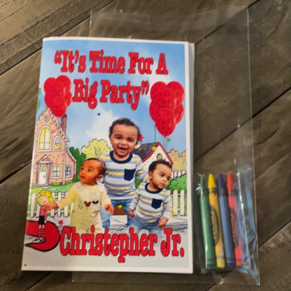 Custom Party Favor Coloring Books for Kids Party Gift - 60+ Gift Ideas ...