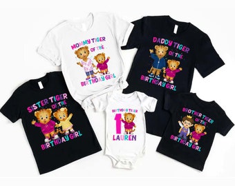 Daniel the Tiger Birthday Shirt - Etsy