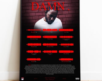 Kendrick Lamar Damn Poster - Etsy