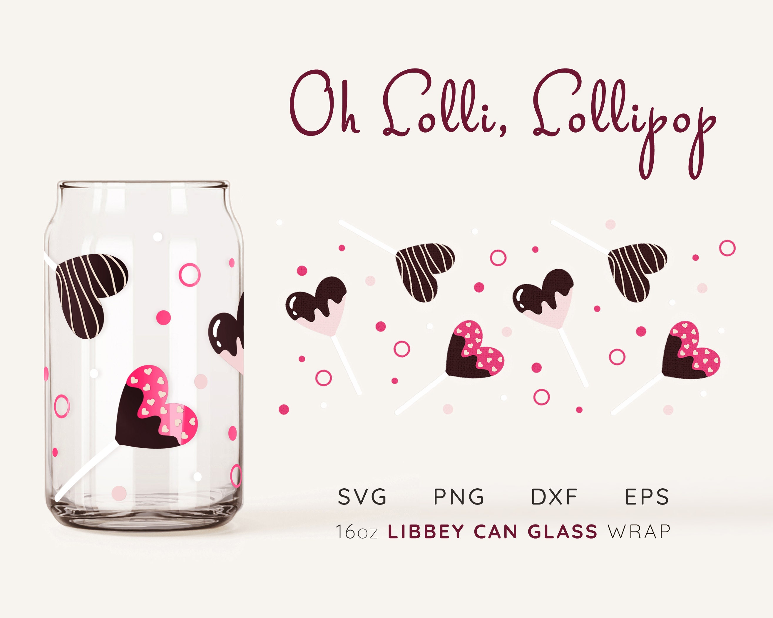 LIBBEY GLASS SVG Candy Hearts Libby Glass Can Svg Beer Can - Etsy