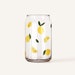 Lemon Libbey Glass Can Wrap SVG: Citrus Summer Design (digital File) - Etsy