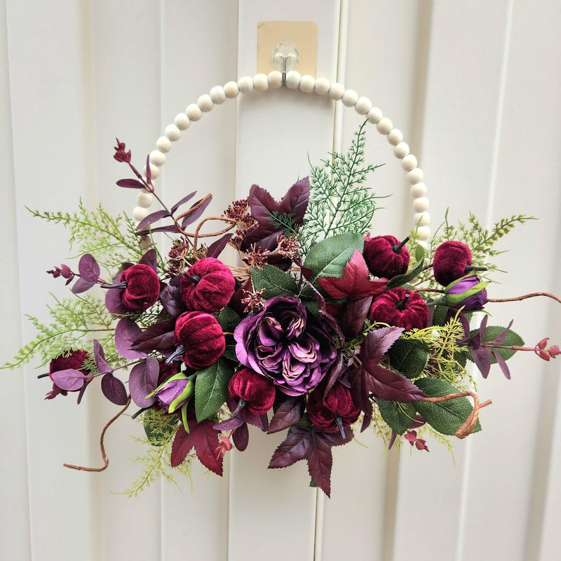 Purple Wreath - Etsy