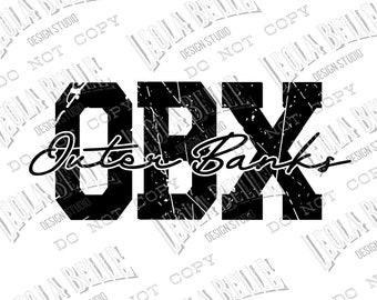 OBX PNG Digital File - Etsy