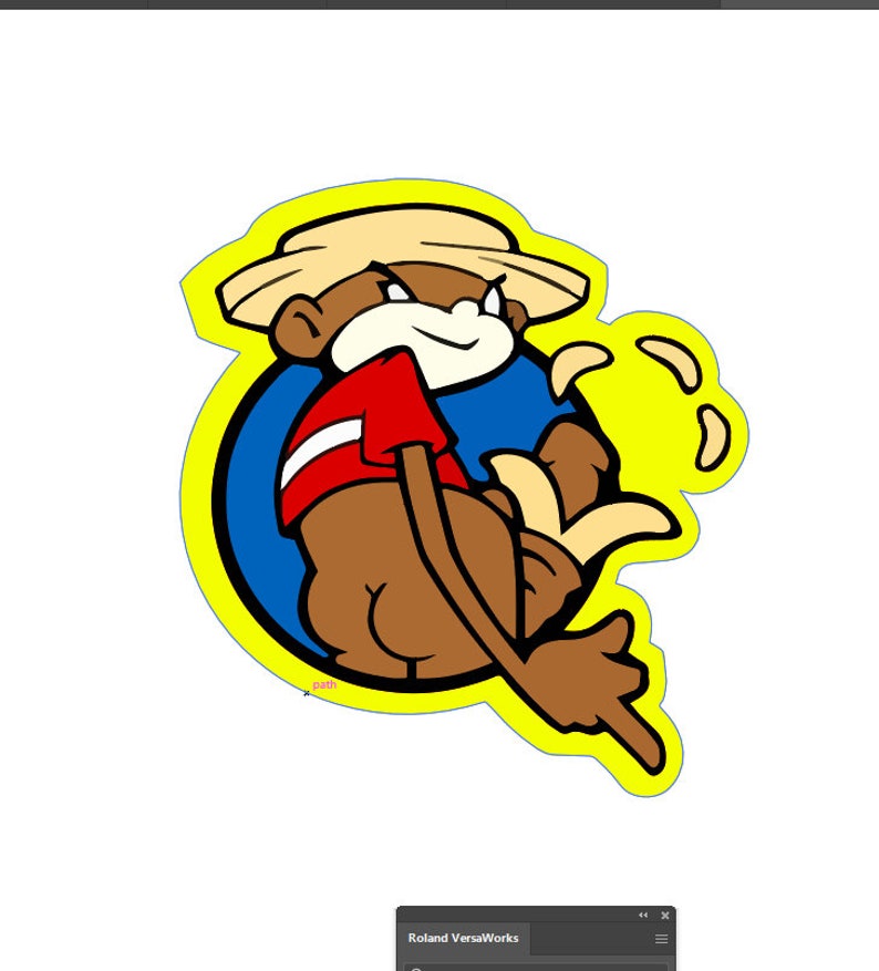 Yellow Super Troopers Johnny Chimpo Car Bumper Vinyl Sticker | Etsy