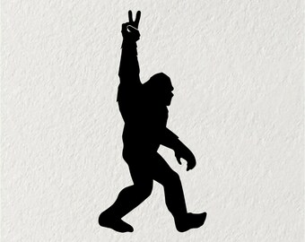 Funny Bigfoot Decal | Etsy