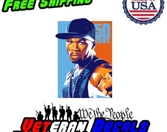 50 Cent Sticker - Etsy