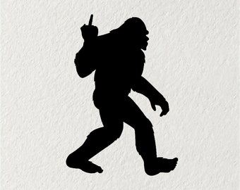 Flip off Sticker | Etsy