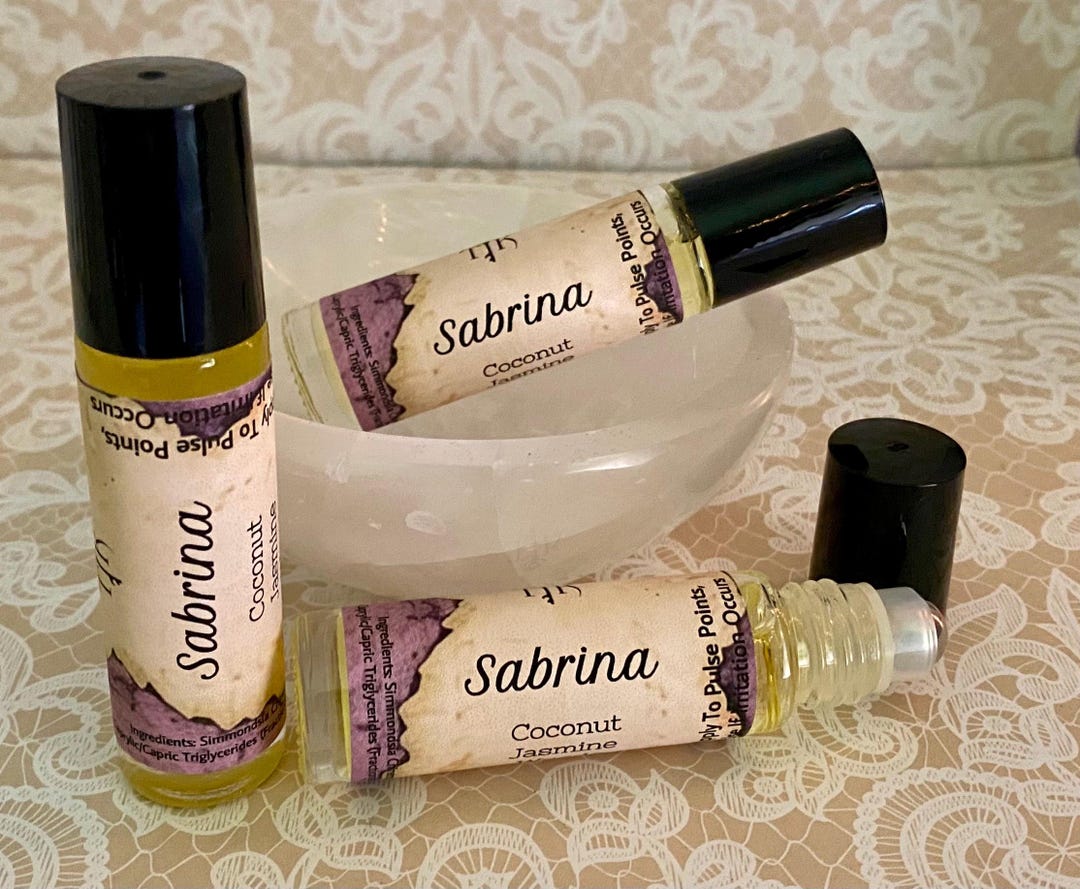 SABRINA ROLL ON Perfume, 1/3 Oz, 10 Ml, Soft, Feminine, Beachy, Coconut ...