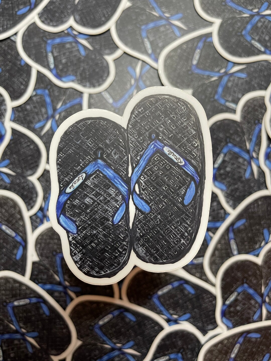 Locals Slippah Sticker - Etsy