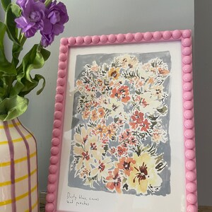 Wooden Hand Painted Bobbin Bobble Photo Frame - Etsy Canada