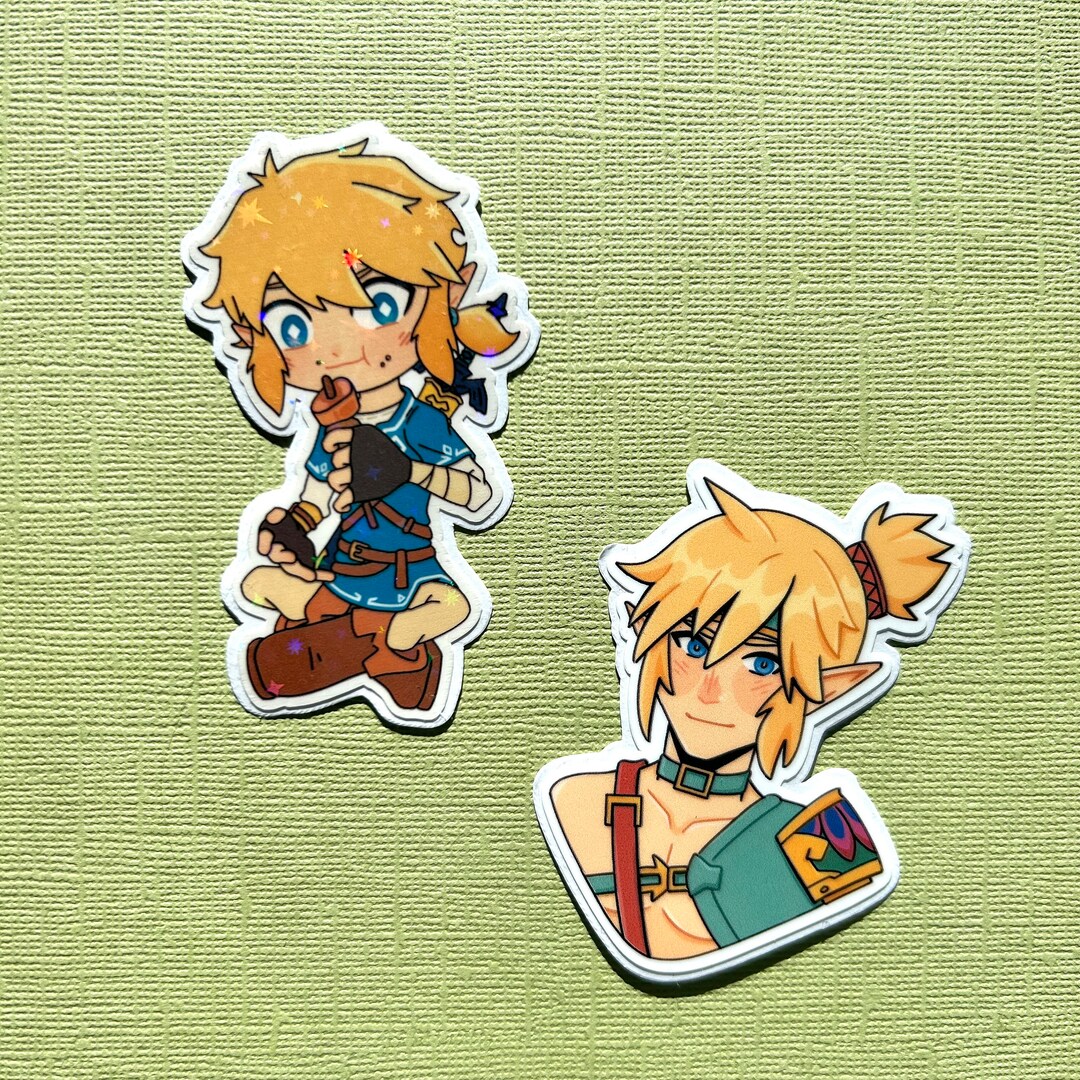 Legend of Zelda BOTW - Link Stickers - Etsy