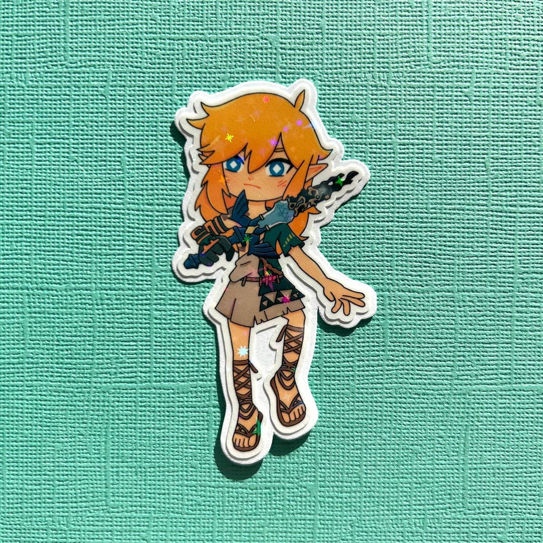 Legend of Zelda TOTK - Link Sticker - Etsy