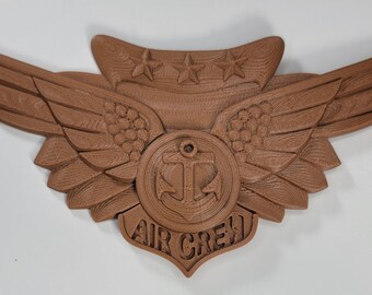 USMC silver Stars Combat Aircrew Badge wings U.S. Marines Combat ...