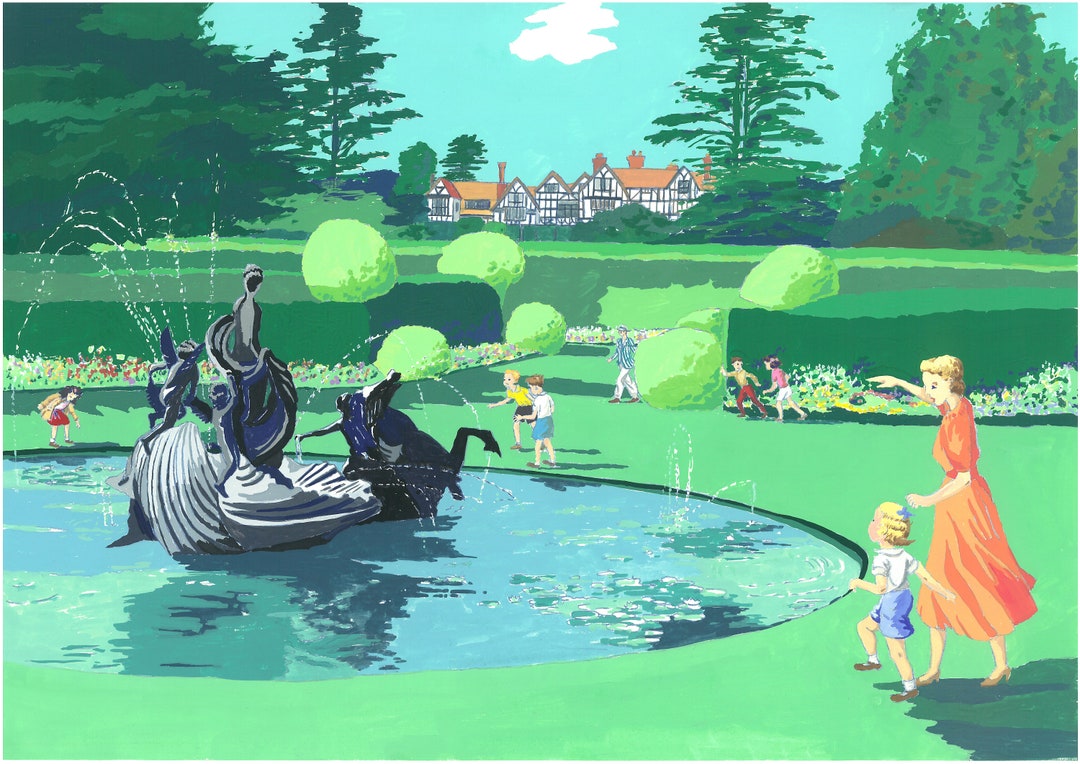 Ascott House Wing Bucks - Etsy