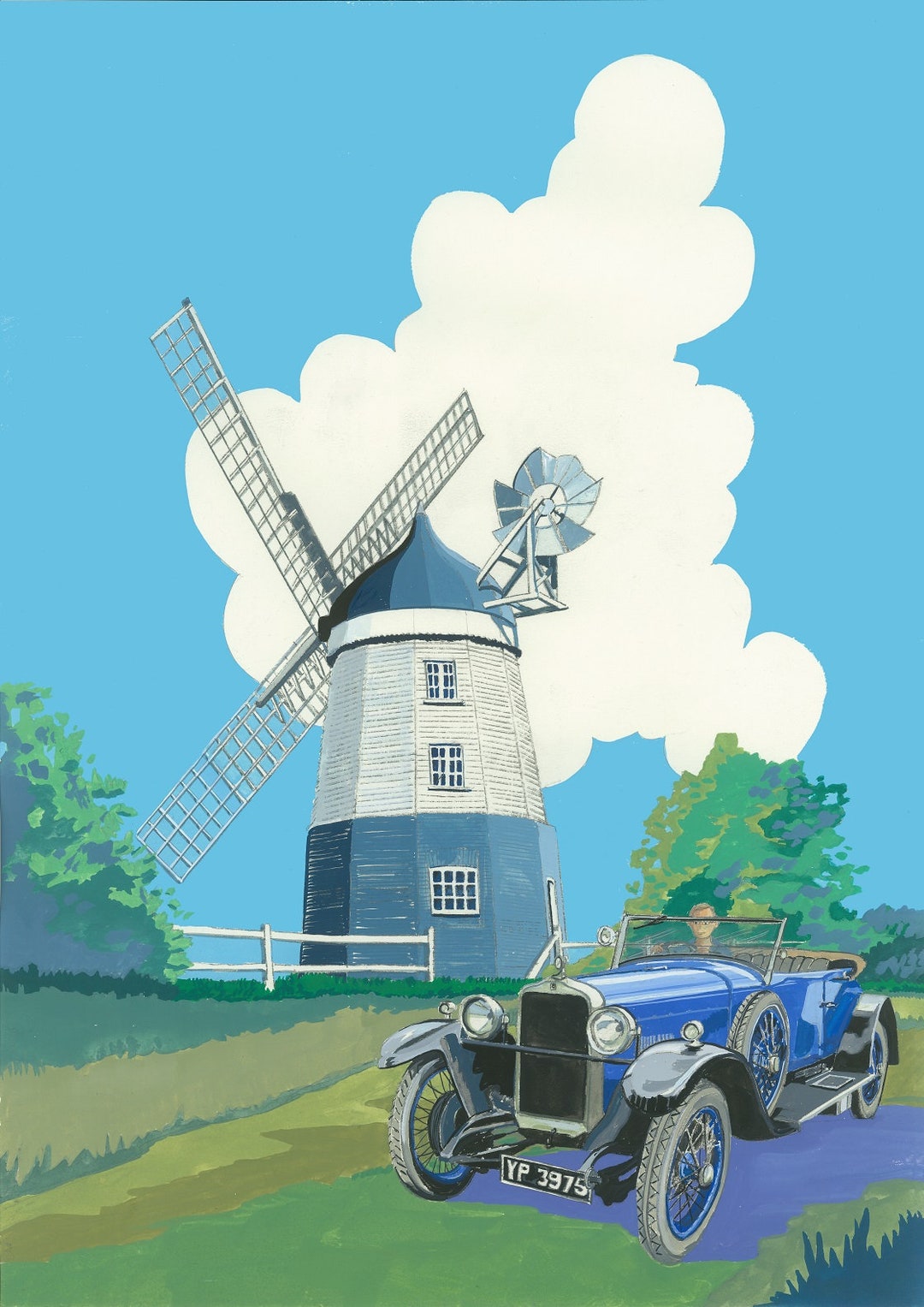 Cobstone Windmill Turville - Etsy