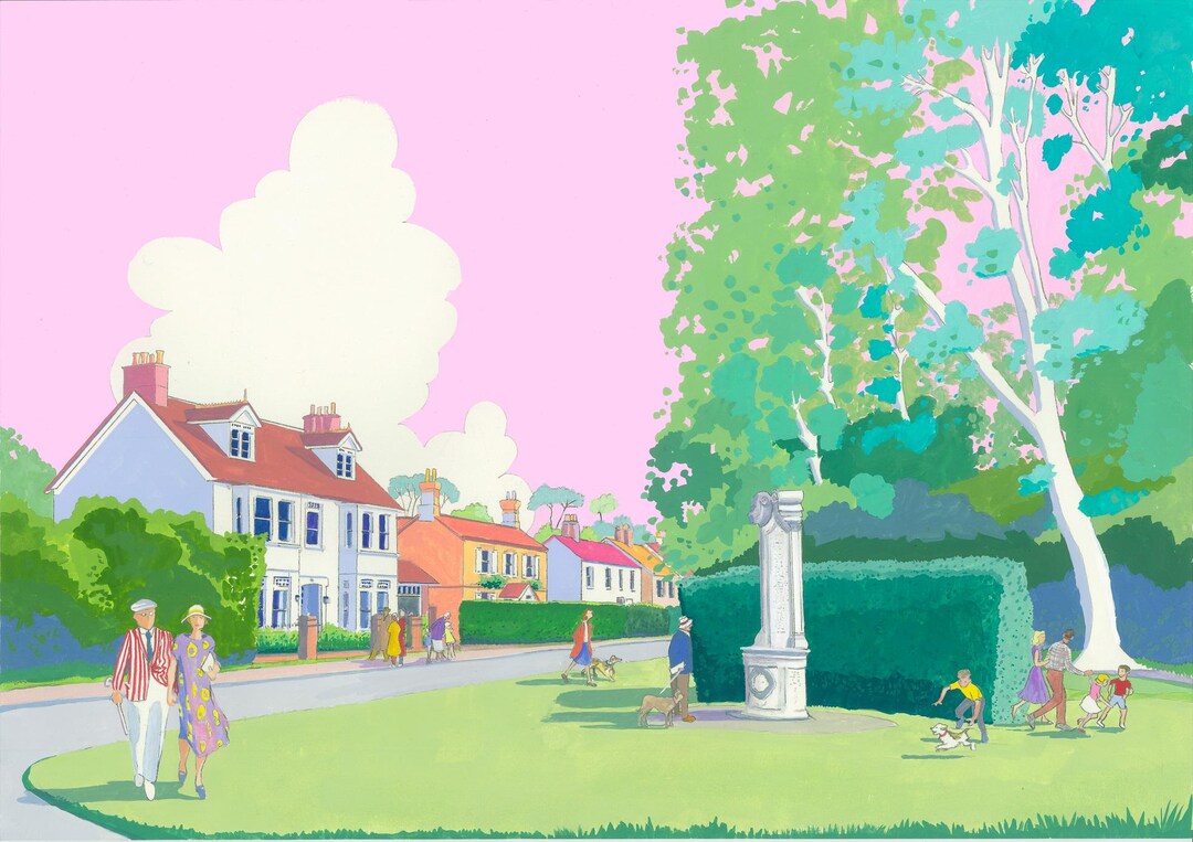 Chesham Bois A4 Signed Print - Etsy