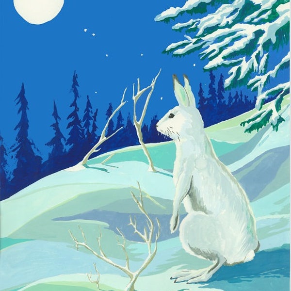 Hare Picture - Etsy UK