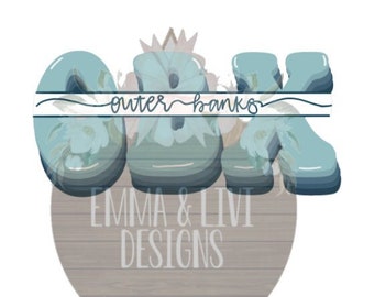 Outer Banks TV Show OBX Digital Design - Etsy
