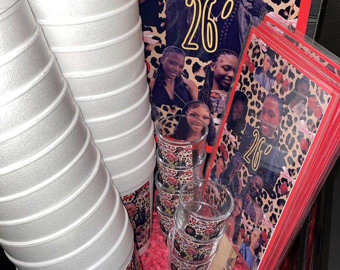 Custom Party Bucket | Party Favor Bundle | Custom Foam Cups | Custom ...