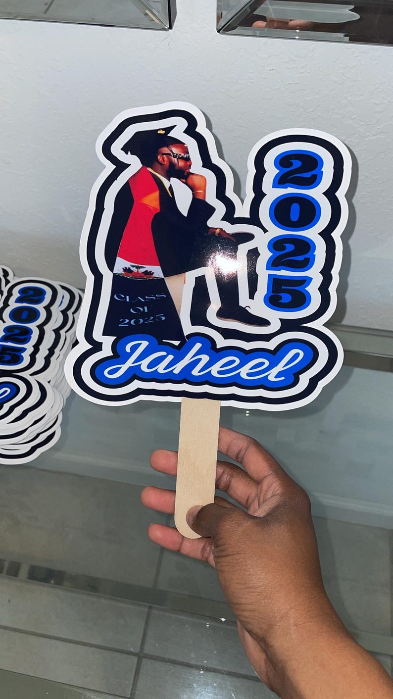 Custom Hand Fans | Grad Fans | Custom Party Favors | Party Fans ...