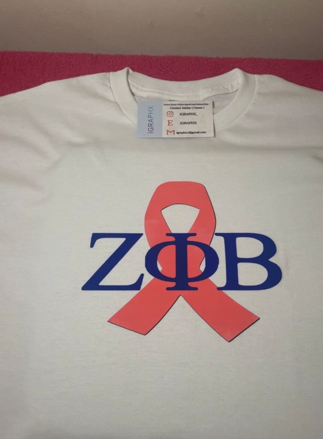 Zeta Phi Beta Breast Cancer Awareness T-shirt - Etsy