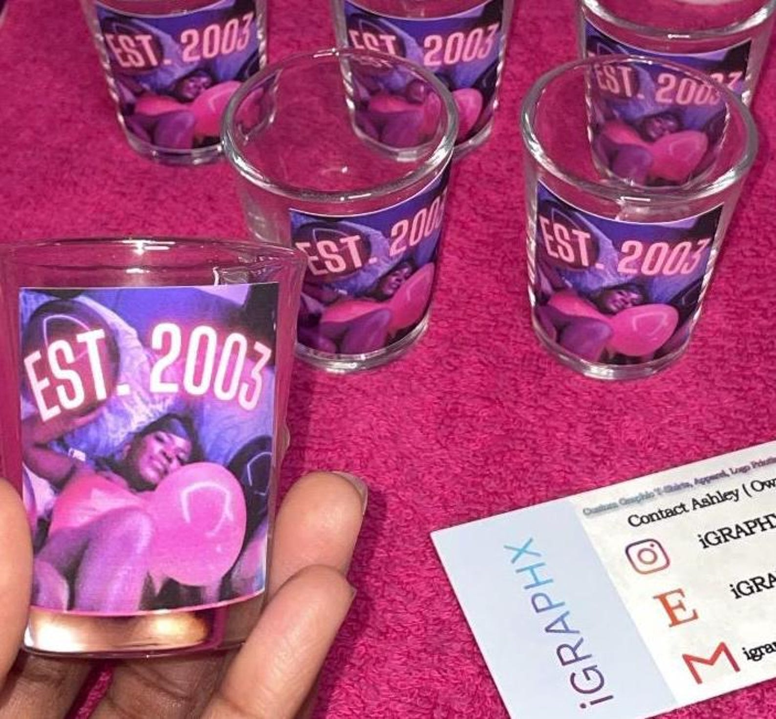 Shot Glass Stickers | DIY Shot Glass Stickers | Custom Shot Glass ...