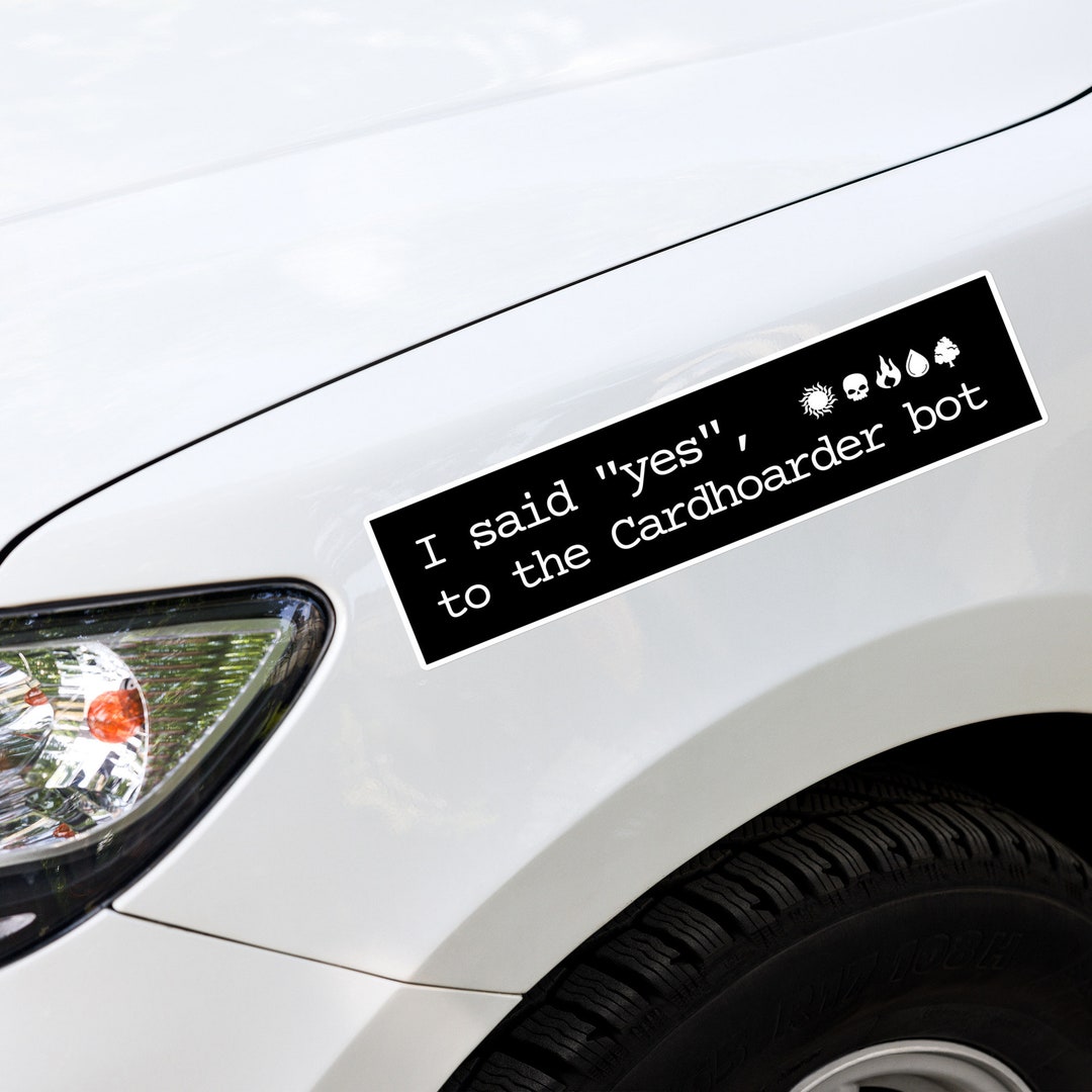 MTG Car Vinyl Sticker HIGH Quality Car Bumper Sticker Card Player MTGO ...