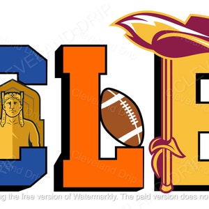 Cleveland Digital File BUNDLE High Quality Fan Logos - SVG and ...