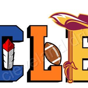 Cleveland Digital File BUNDLE High Quality Fan Logos - SVG and ...