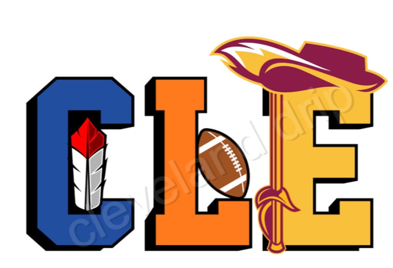 Cleveland Digital File BUNDLE High Quality Fan Logos - SVG and ...