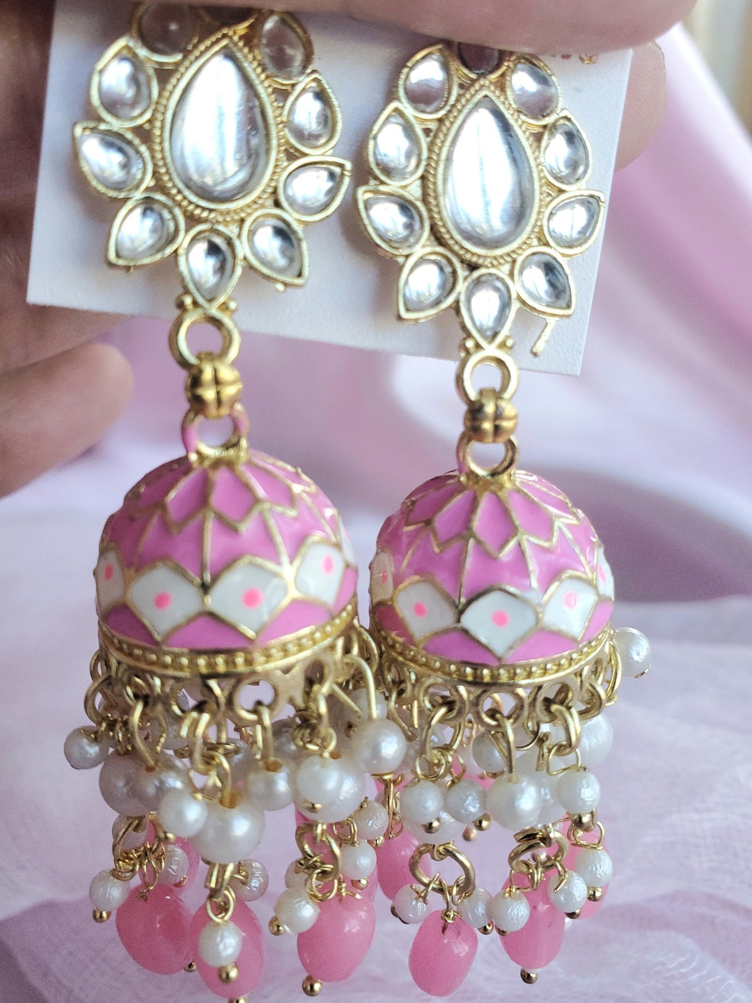 Dangling Jhumka/ Party Wear Jhumka/jhumka/jhumki/indian Jhumka / Jhumki ...
