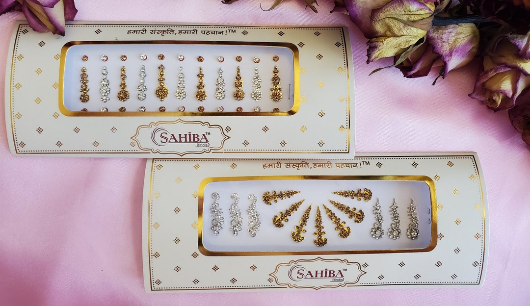 Gold,silver,gold Bindi ,silver Bindi ,face Jewelry, Festival Jewelry ...