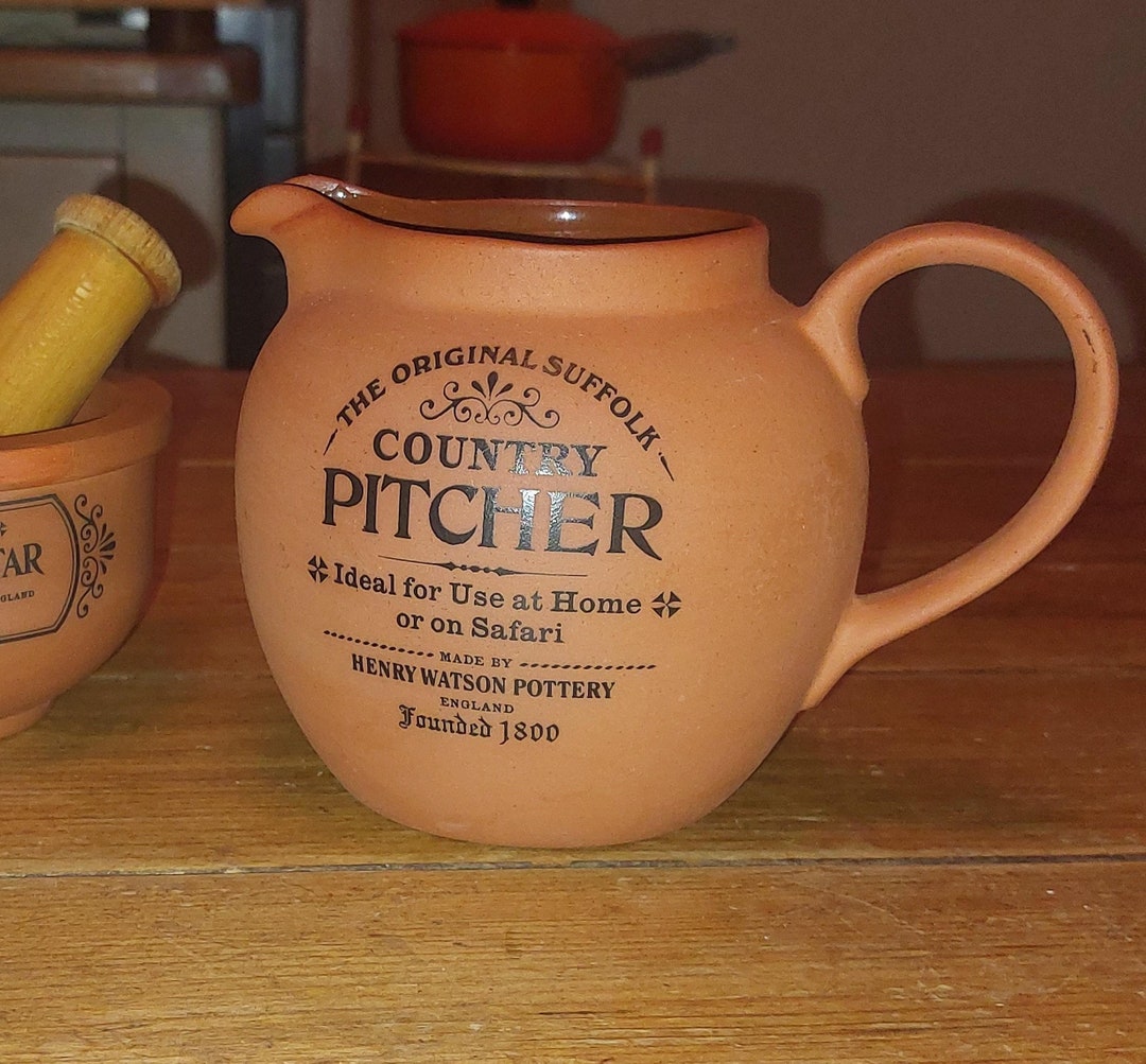 Vintage the Original Suffolk Henry Watson Water Pitcher. Very Good ...