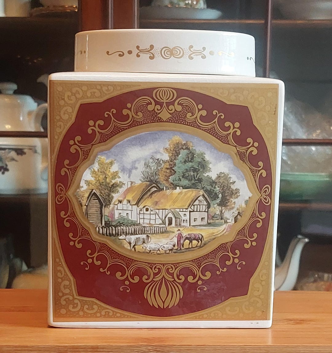 Vintage Tea Caddy or Storage. Royal Cauldron Bristol. Made in England ...