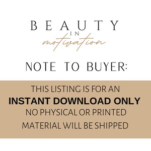 Boho Mid-century Motivational Quote Printable Inspirational Saying ...