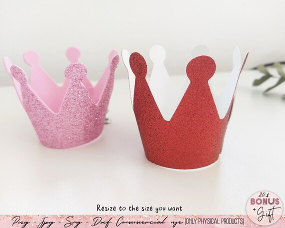 Red Princess Crown Template