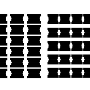 Journal Tabs Templates A4 Paper, Tabs Template Set , Double Folder Tabs ...