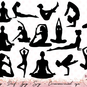 Yoga Poses Svg,yoga Quote Svg,yoga Cut Files,yoga Cricut,yoga Svg Files ...