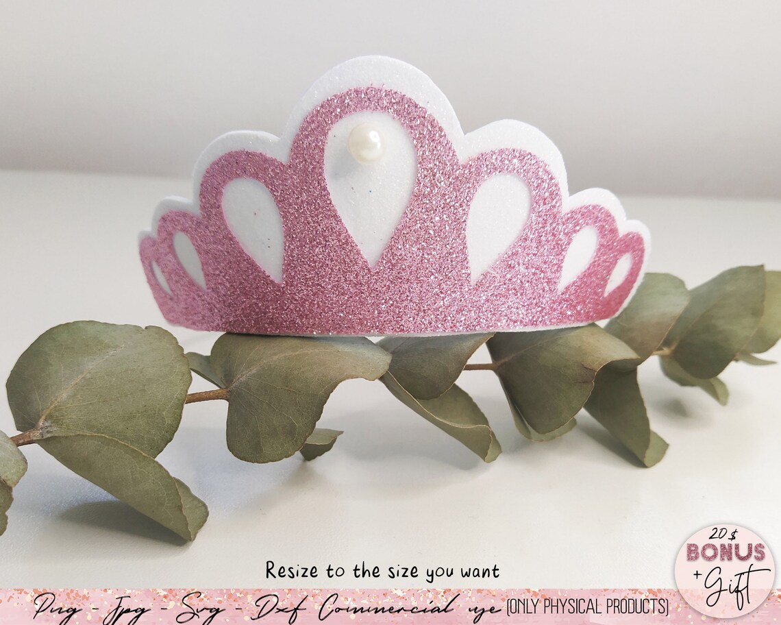 Tiara Svg Templatecrown Templatecrown Cricut Cuttiara - Etsy UK